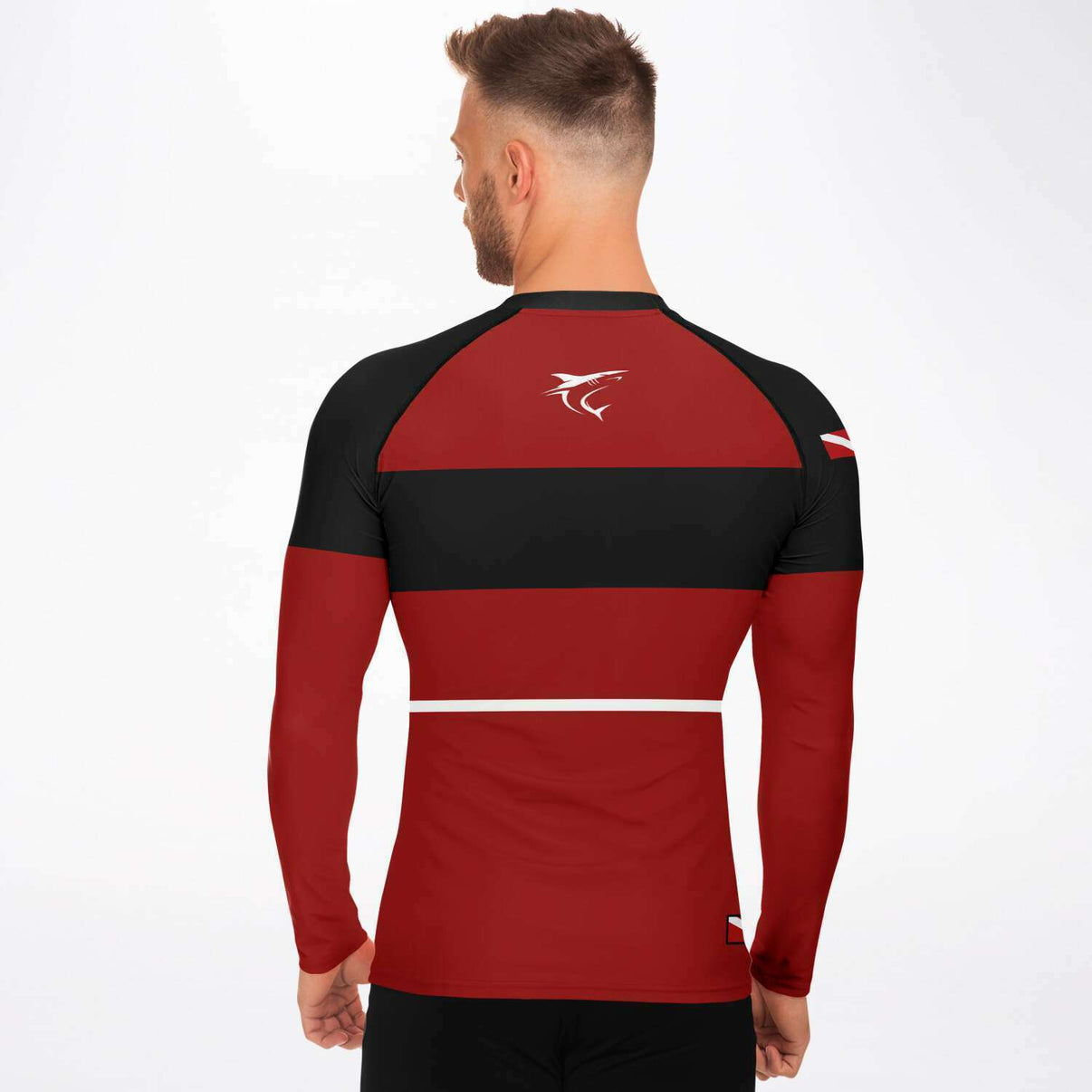 White Shark Men 's Rash guard | Long sleeve rash guard – DiverBubbles