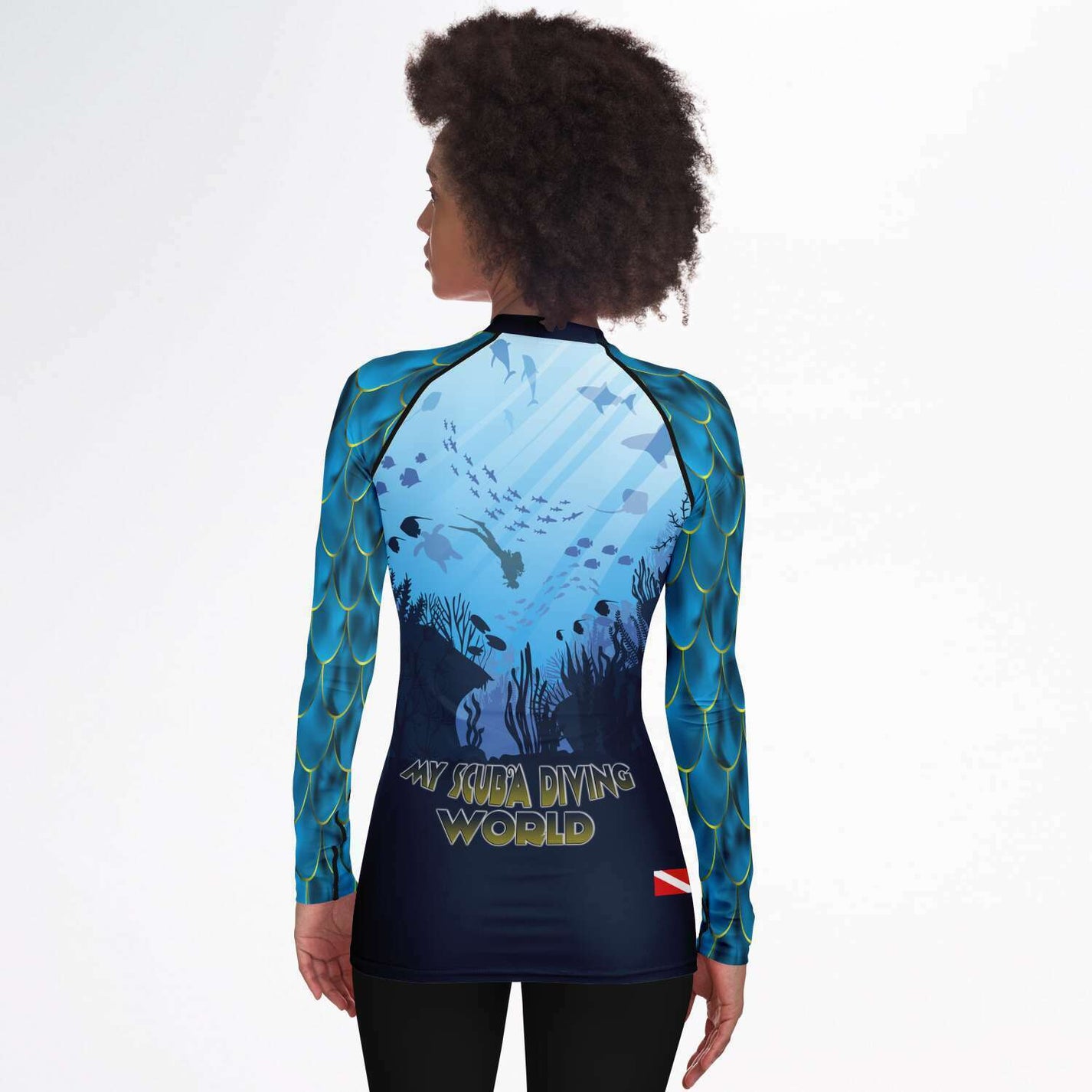 My Scuba Diving World|Women Snorkeling Rash guards – DiverBubbles