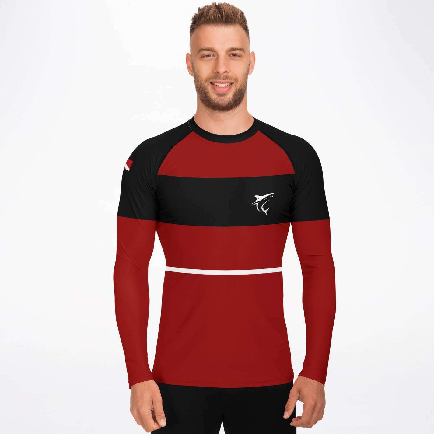 White Shark Men 's Rash guard | Long sleeve rash guard – DiverBubbles
